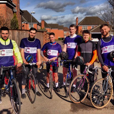 Plumber undertakes charity bike ride - Frank Goulding 2013